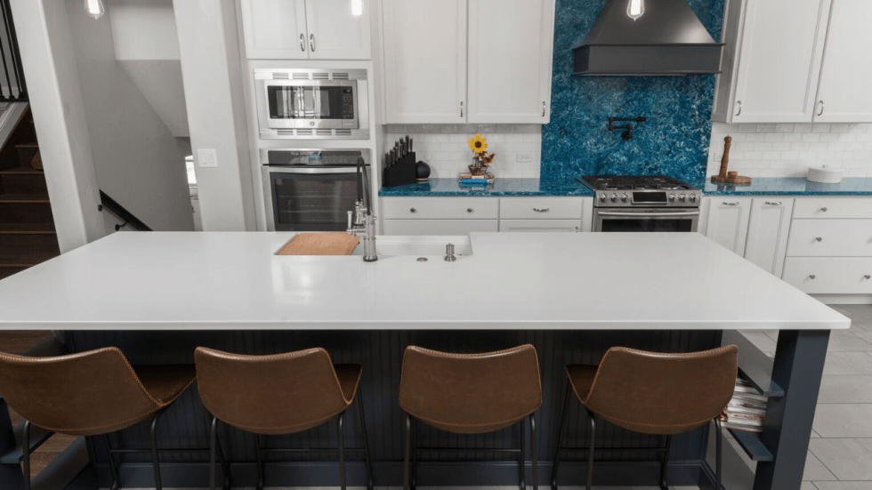 How to Mix and Match Kitchen Countertops - Sol Granite